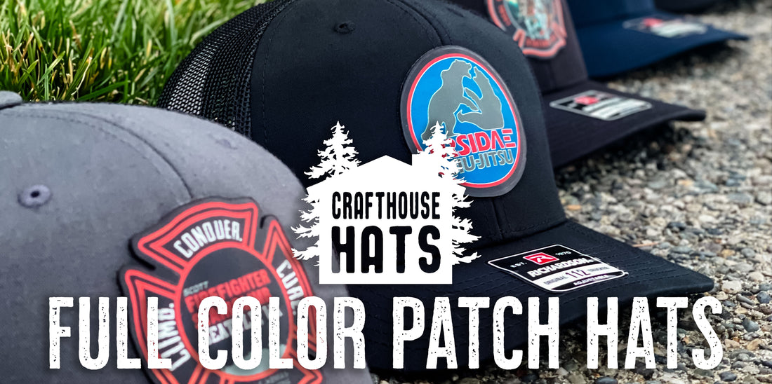Full Color Leather Patch Hats – Crafthouse Hats